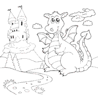Dragon » Coloring Pages » Surfnetkids