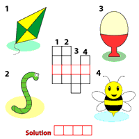 Kite Word Puzzle » Puzzles » Surfnetkids