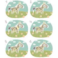 Zebra Matching » Puzzles » Surfnetkids