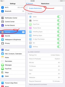 How to Turn on Parental Controls on an iPad » Tech Tips » Surfnetkids