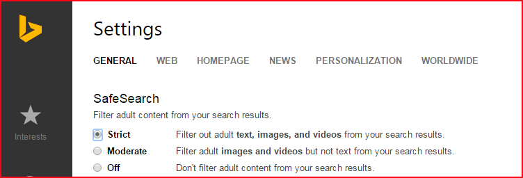 How to Turn on Safe Search for Google, Bing, and Yahoo! » Tech Tips ...